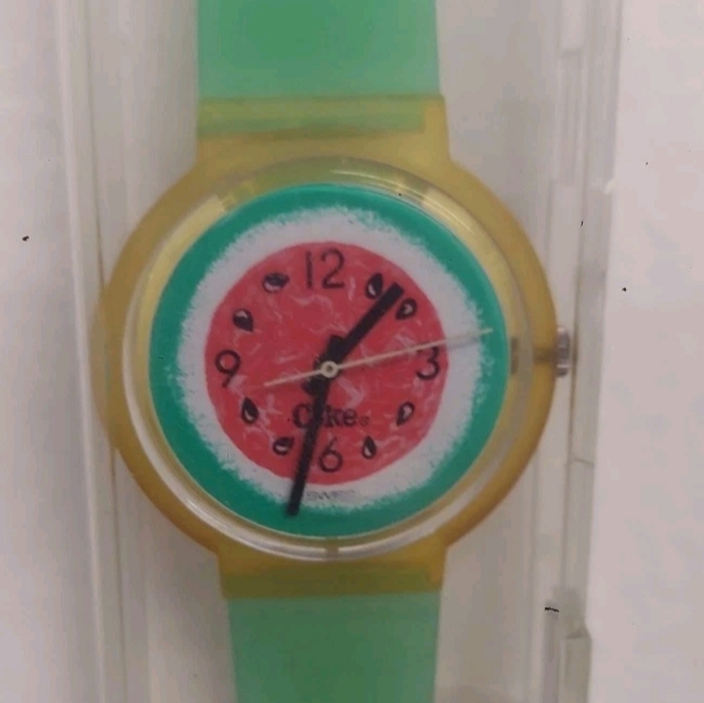 Coca Cola Watermelon Dial Watch Non Working Dummy - Gem